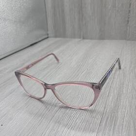 BEBE BB5156 Eyeglasses Plum Rim Cat Nose Frame 788678072344