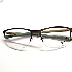 CEO-V CV627 Eyeglasses Half Rim Drk Flexible Frames T6-07