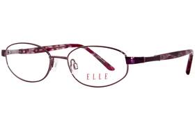 ELLE EL13477 Wi Eyeglasses Frame Womens Wine Rim
