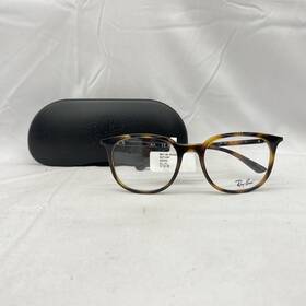 RAY-BAN RX7190 Square Eyeglass Frames Havana 8056597434577