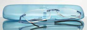 SWISSFLEX EYE261 Mens Rectangle Rimless Eyeglasses